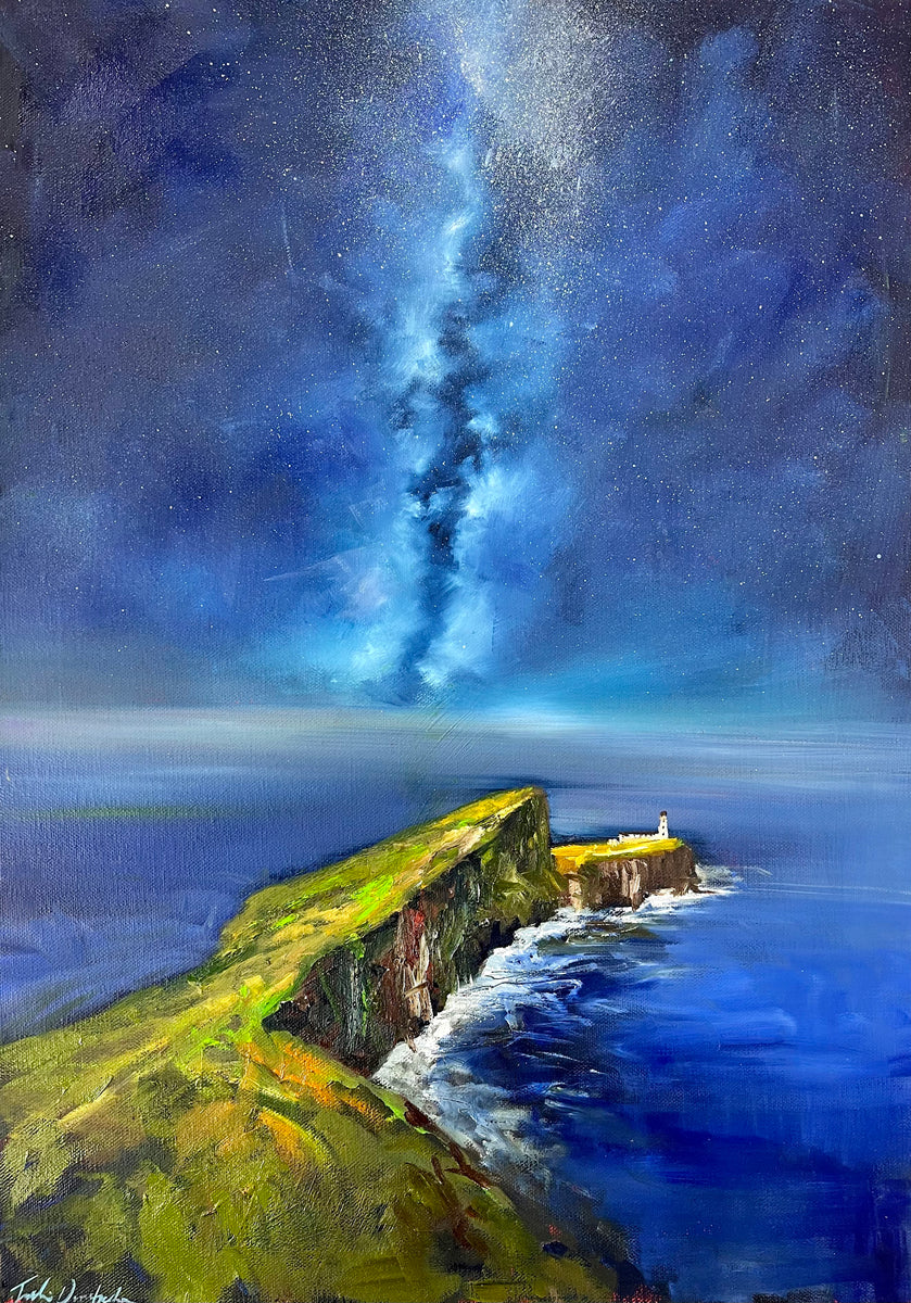 'Neist Point Lighthouse' – Julie Dumbarton Fine Art Painter